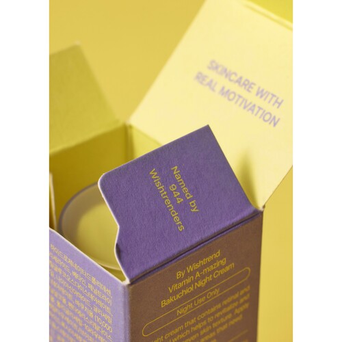 By Wishtrend Крем для лица ночной ретинол и бакучиол - Vitamin A-mazing ...
